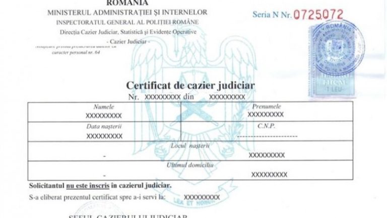Începând de astăzi, cazierul judiciar poate fi obținut online - Tecuceni